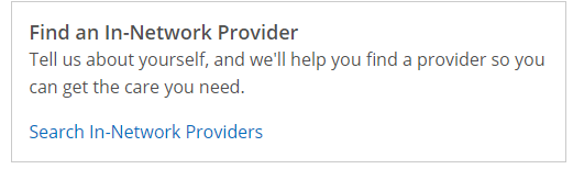 How can I find a provider in my Blue Cross Blue Shield (BCBSTX) network?